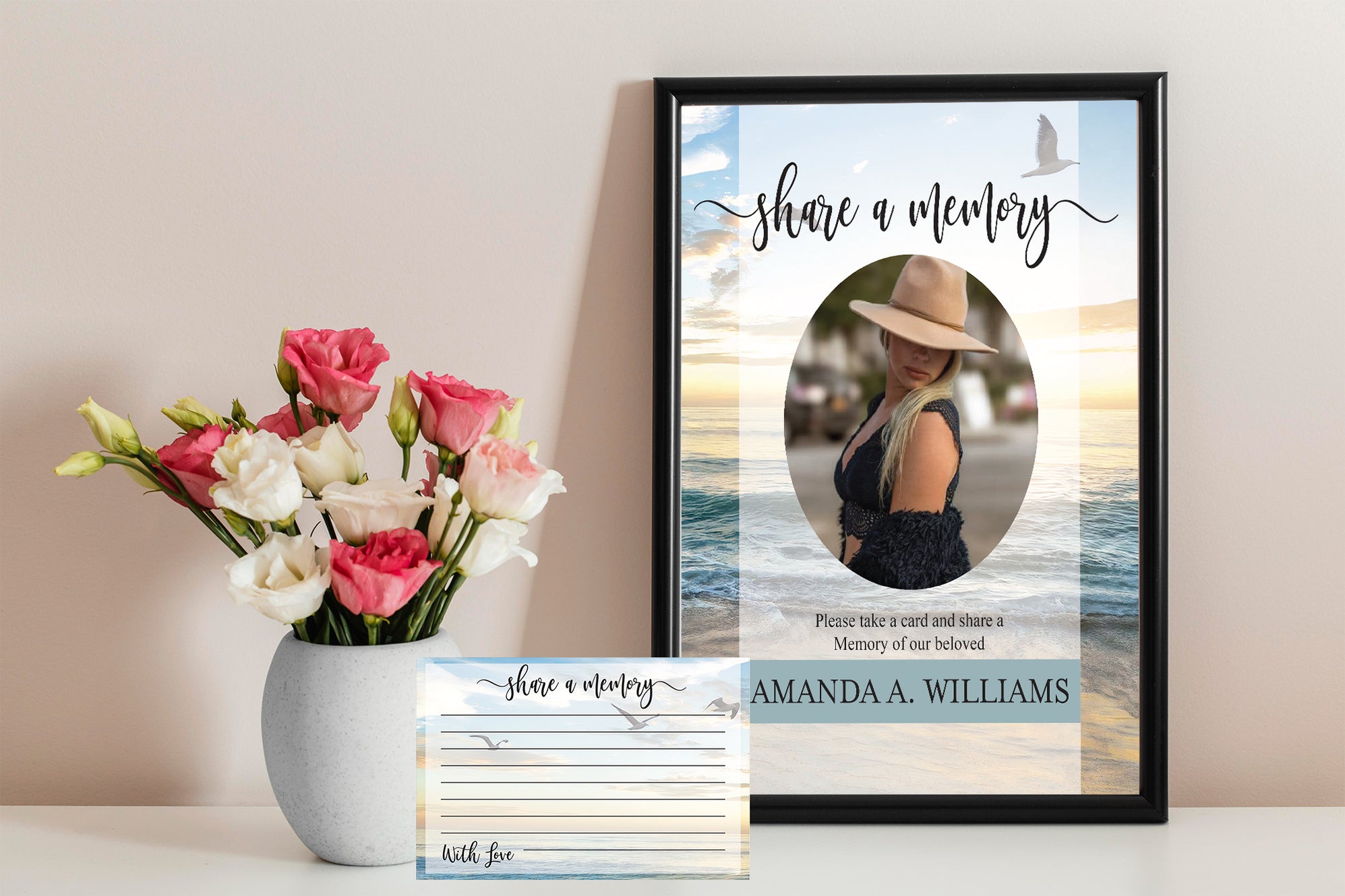 Ocean-Themed Funeral Program Template | 9 Piece Bundle — Posh Park