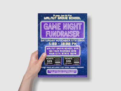 Shop Game Night Arcade Invite Template - Posh Park