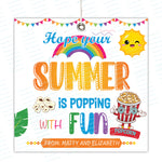 Editable Hope Your Summer is Popping with Fun Gift Tags, Summer Gift T ...