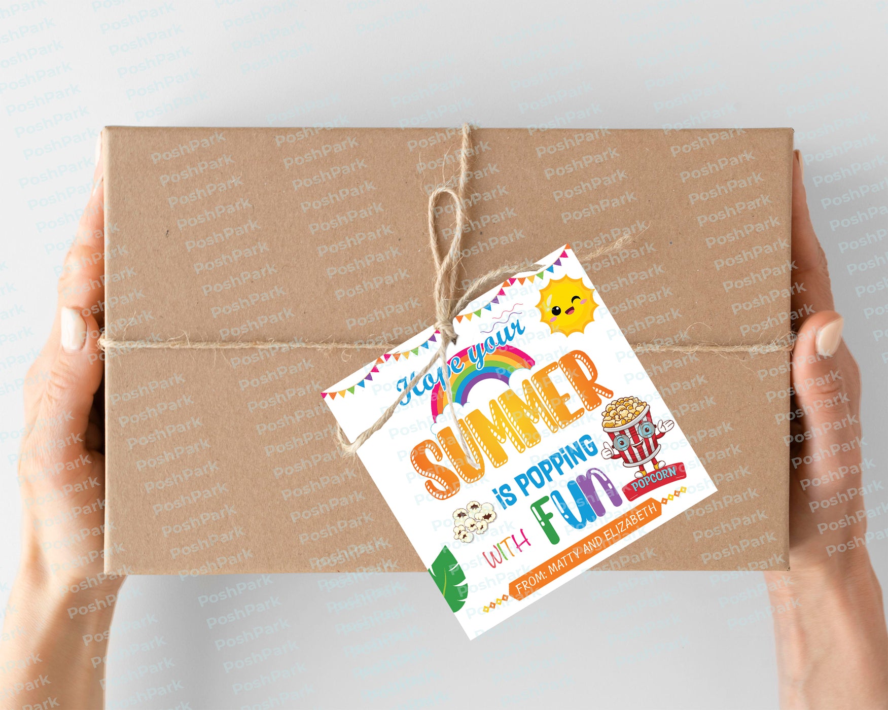 Editable Hope Your Summer is Popping with Fun Gift Tags, Summer Gift T ...