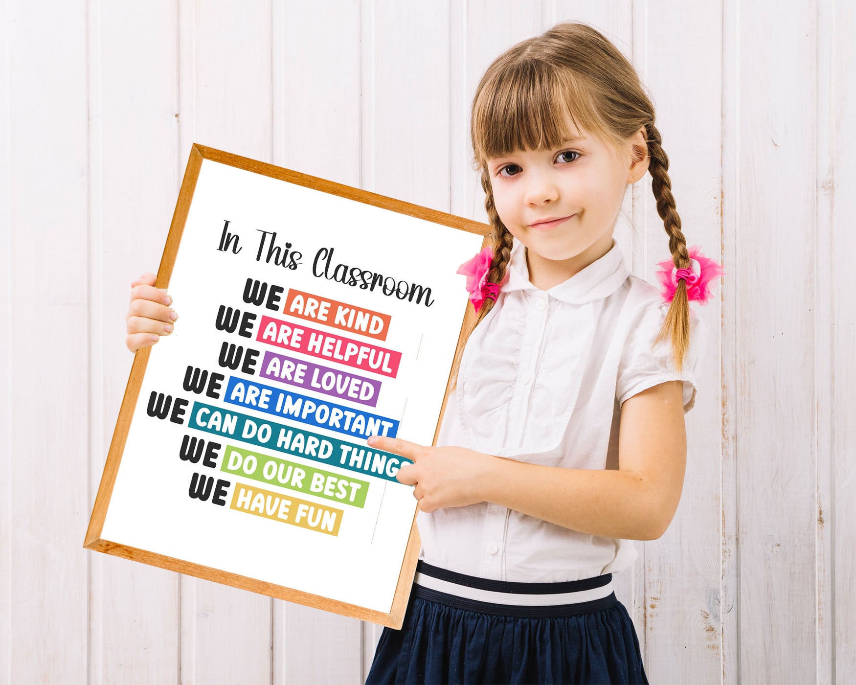 Printable In This Classroom Poster, PDF Classroom Rules, Positive Clas ...