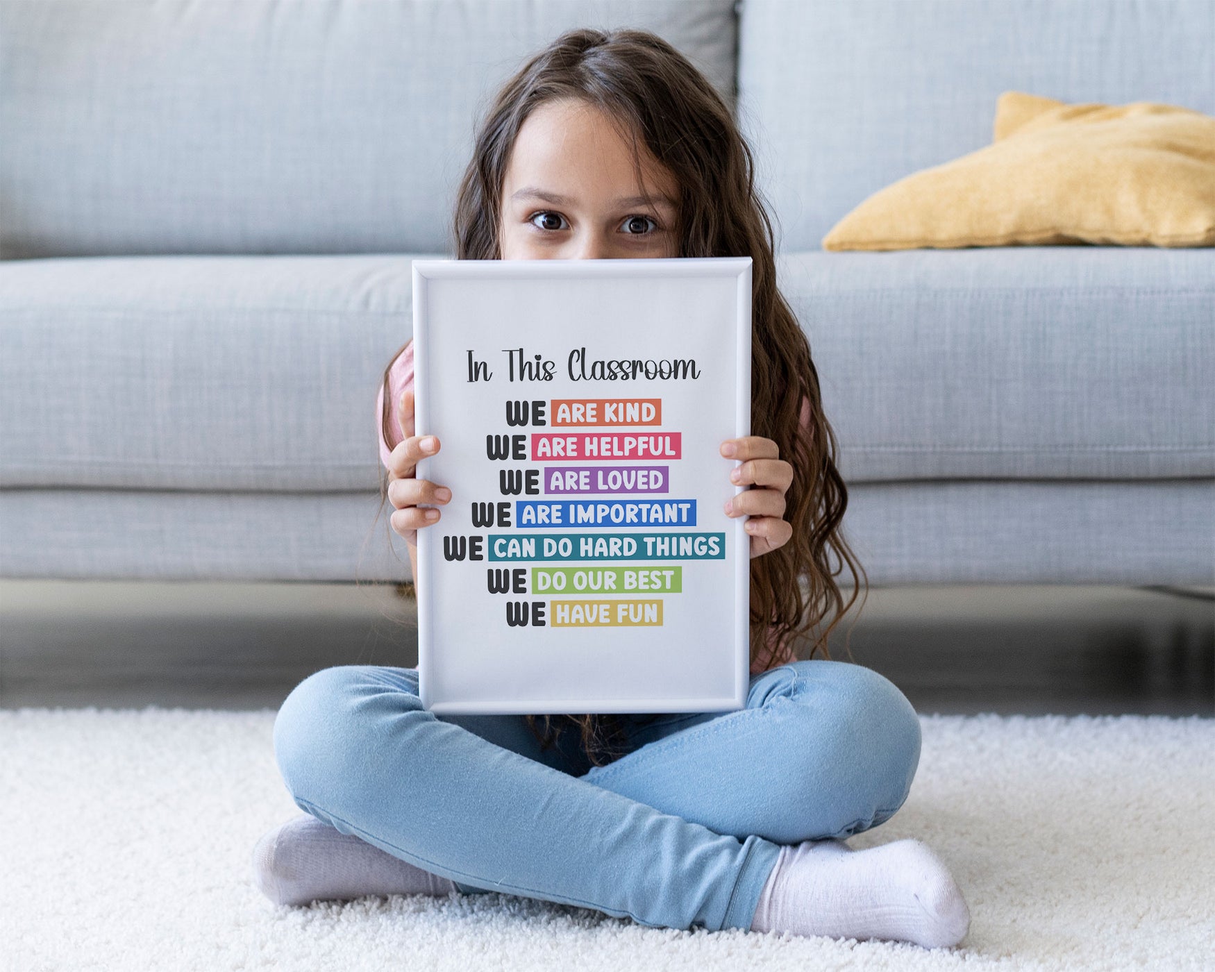 Printable In This Classroom Poster, PDF Classroom Rules, Positive Clas ...