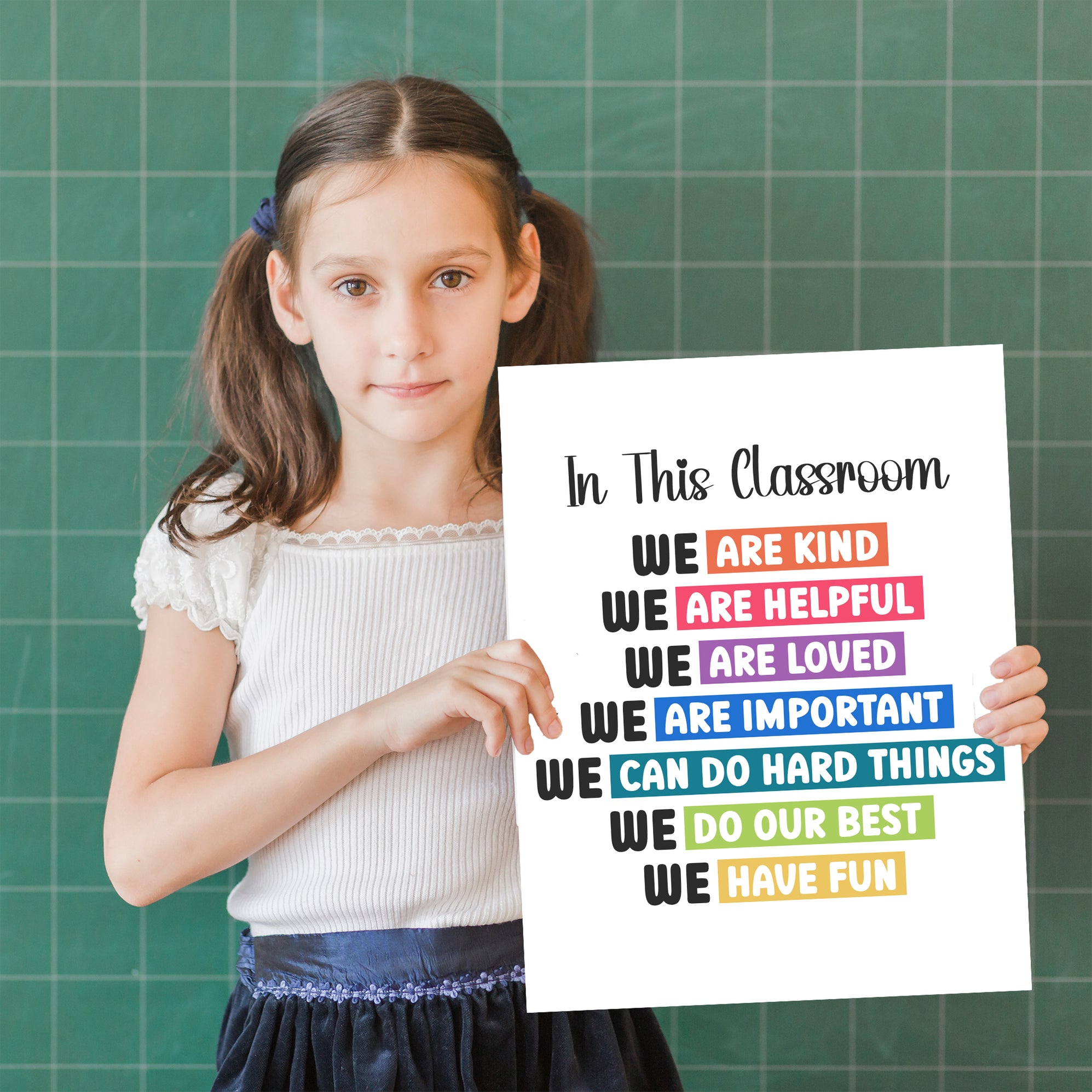 Printable In This Classroom Poster, PDF Classroom Rules, Positive Clas ...