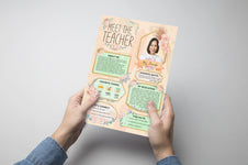 Meet The Teacher Boho Template, Editable Back To School Teacher Newsle ...