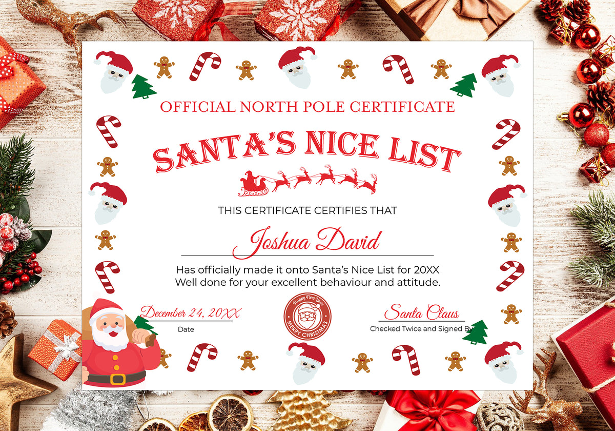 Editable Christmas Elf Letter Template — Posh Park