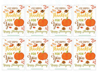 PDF Fall Gift Tags, Printable Thankful Grateful For You Thanksgiving G ...
