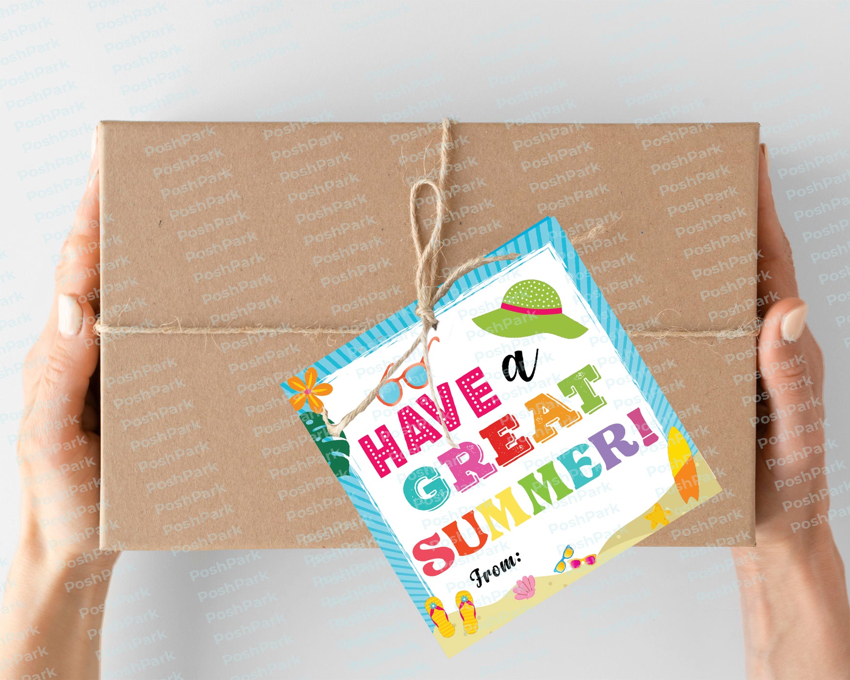 Printable Summer Gift Tag, PDF Have a Great Summer Gift Tag, Last Day ...