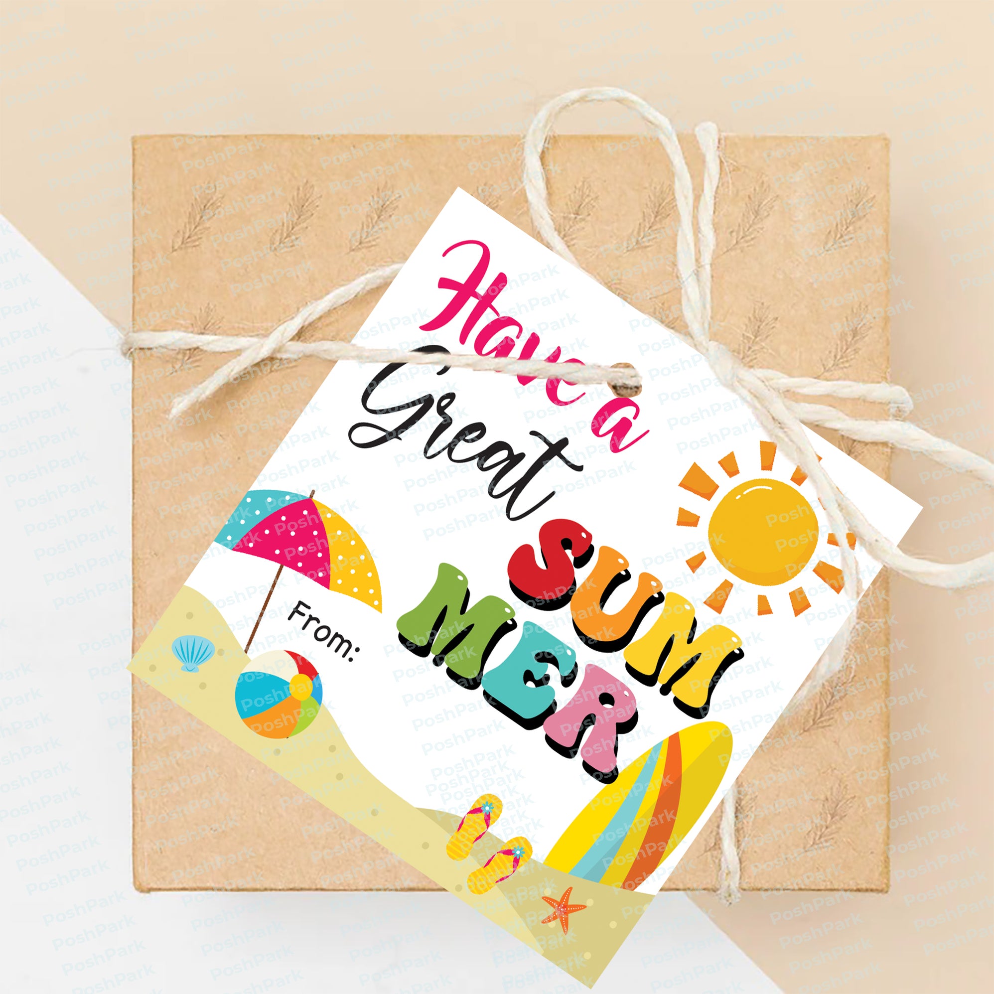 Printable Have a Great Summer Gift Tag, PDF End of School Tag, Last Da ...
