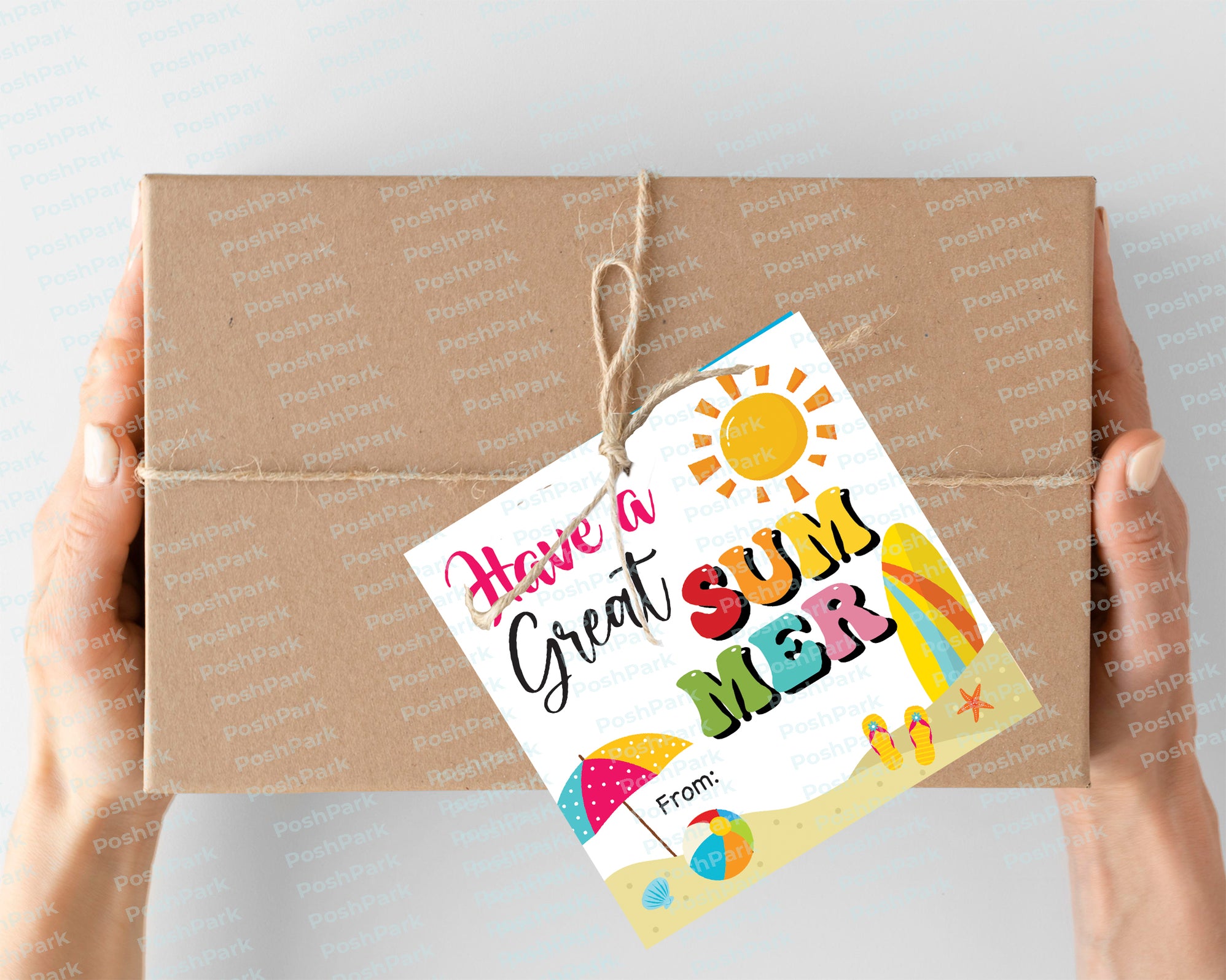 Printable Have a Great Summer Gift Tag, PDF End of School Tag, Last Da ...