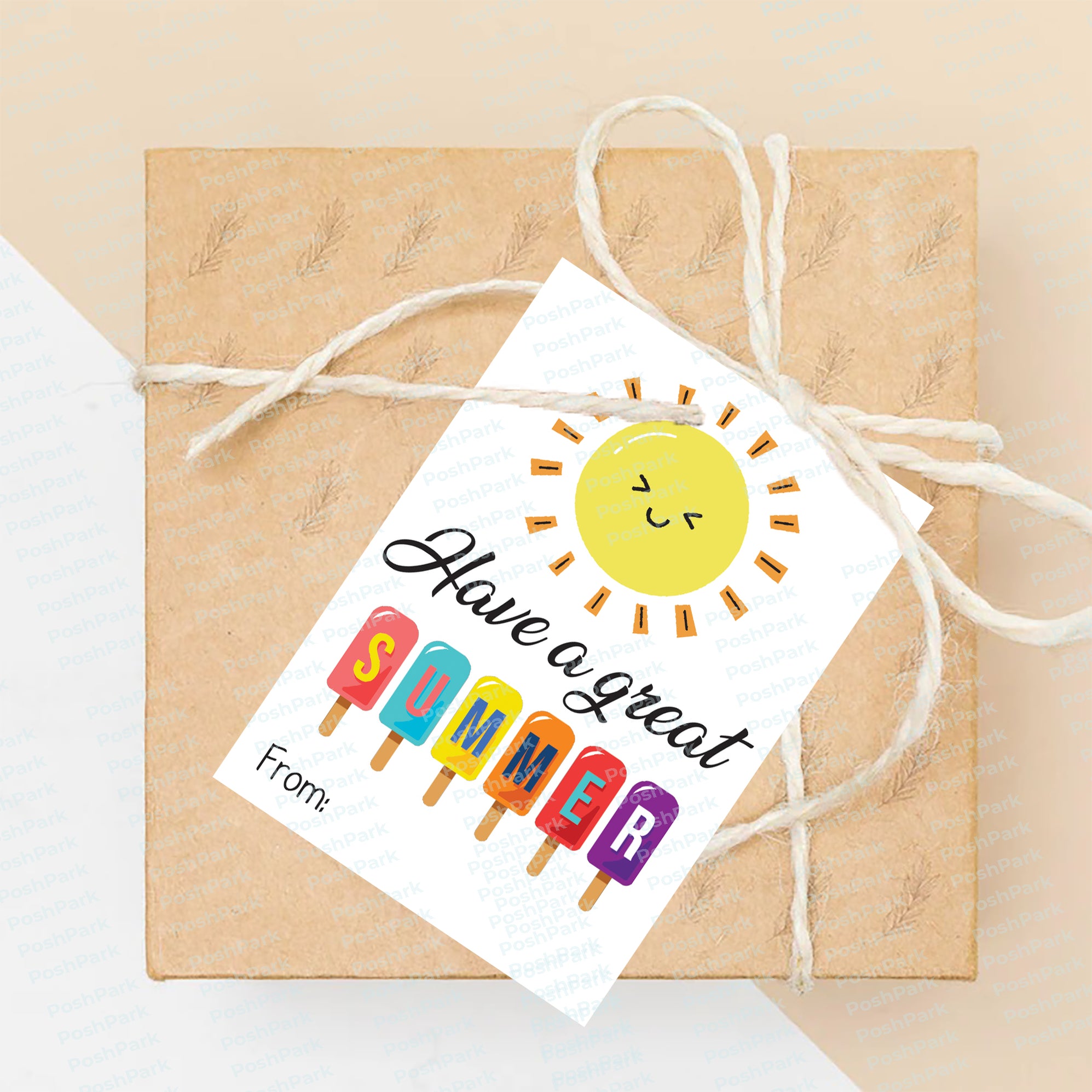 Printable Have A Great Summer Gift Tag, PDF End of School Gift Tag, Te ...