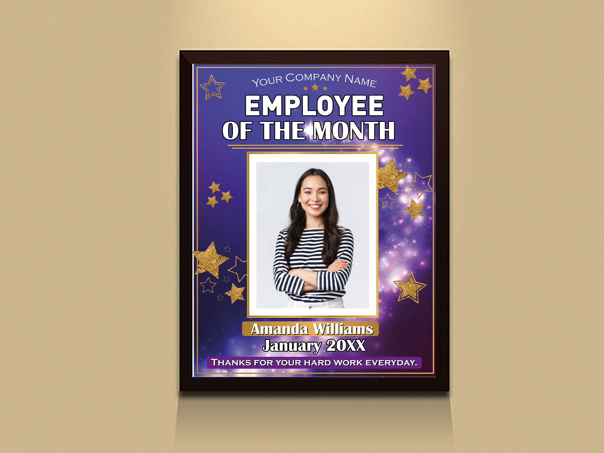 DIY Editable Star Employee Gift, Employee Appreciation, Employee of th ...