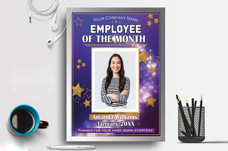 DIY Editable Star Employee Gift, Employee Appreciation, Employee of th ...