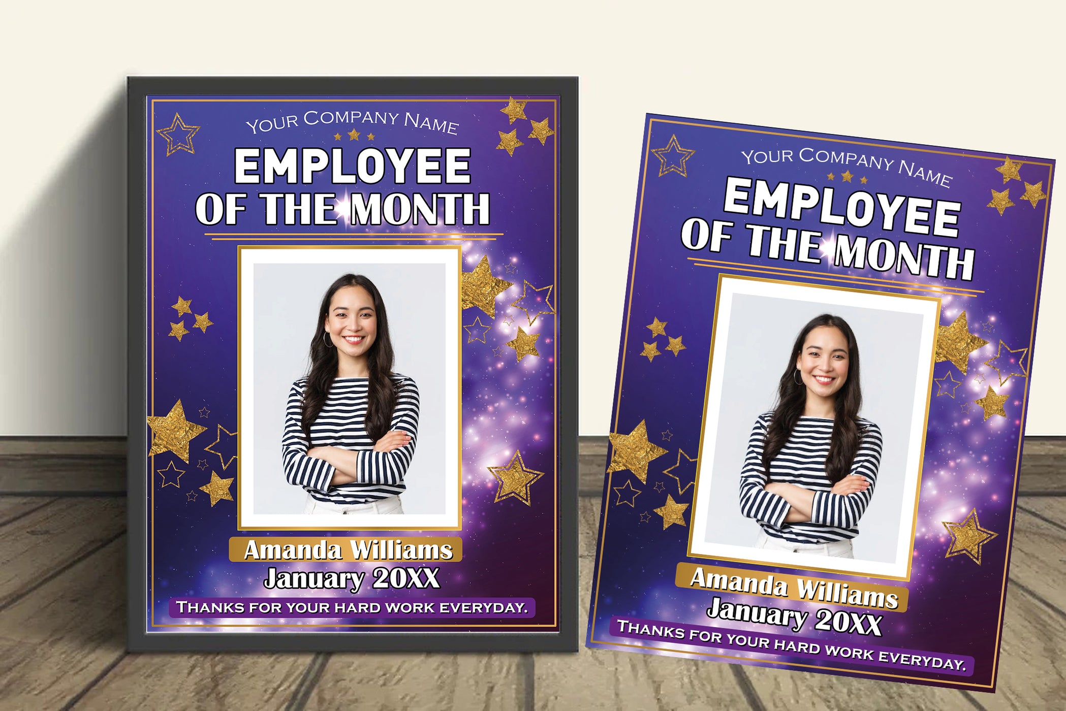 DIY Editable Star Employee Gift, Employee Appreciation, Employee of th ...