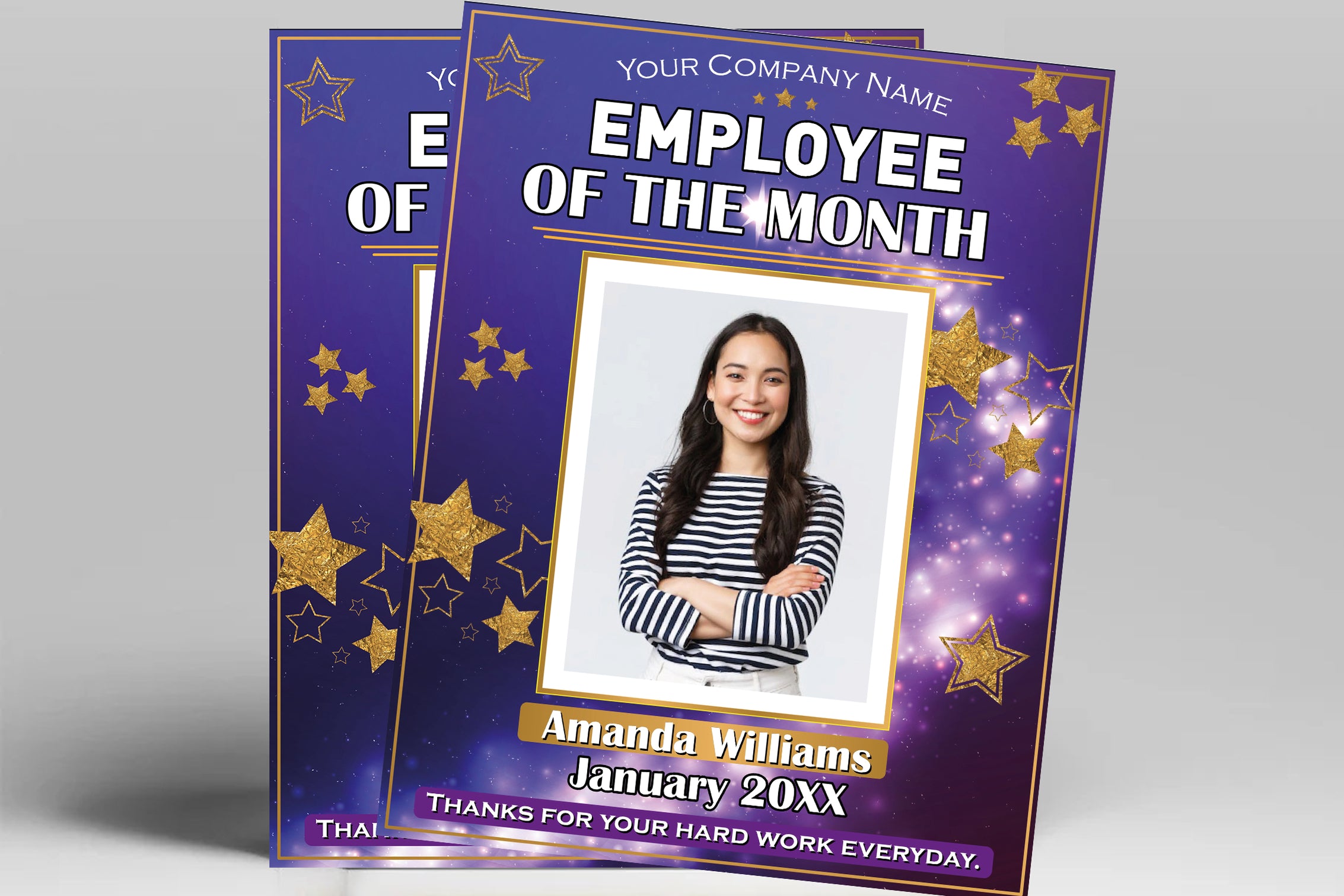 DIY Editable Star Employee Gift, Employee Appreciation, Employee of th ...