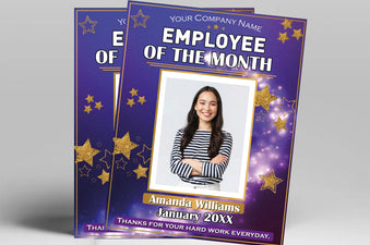 DIY Editable Star Employee Gift, Employee Appreciation, Employee of th ...