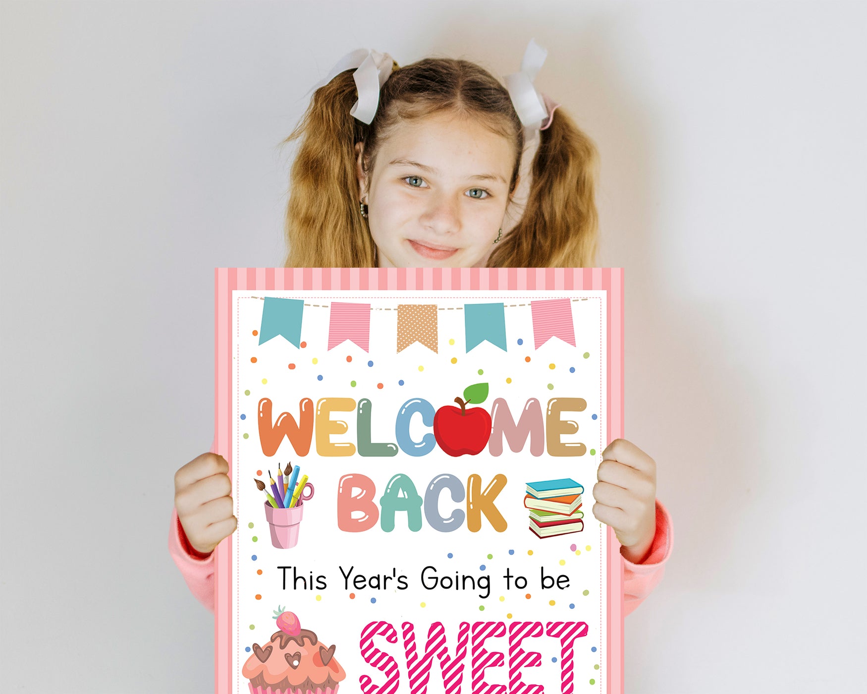 Printable Boho Welcome Back to School Sign PDF, This Year's Going to b ...