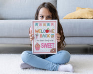 Printable Boho Welcome Back to School Sign PDF, This Year's Going to b ...
