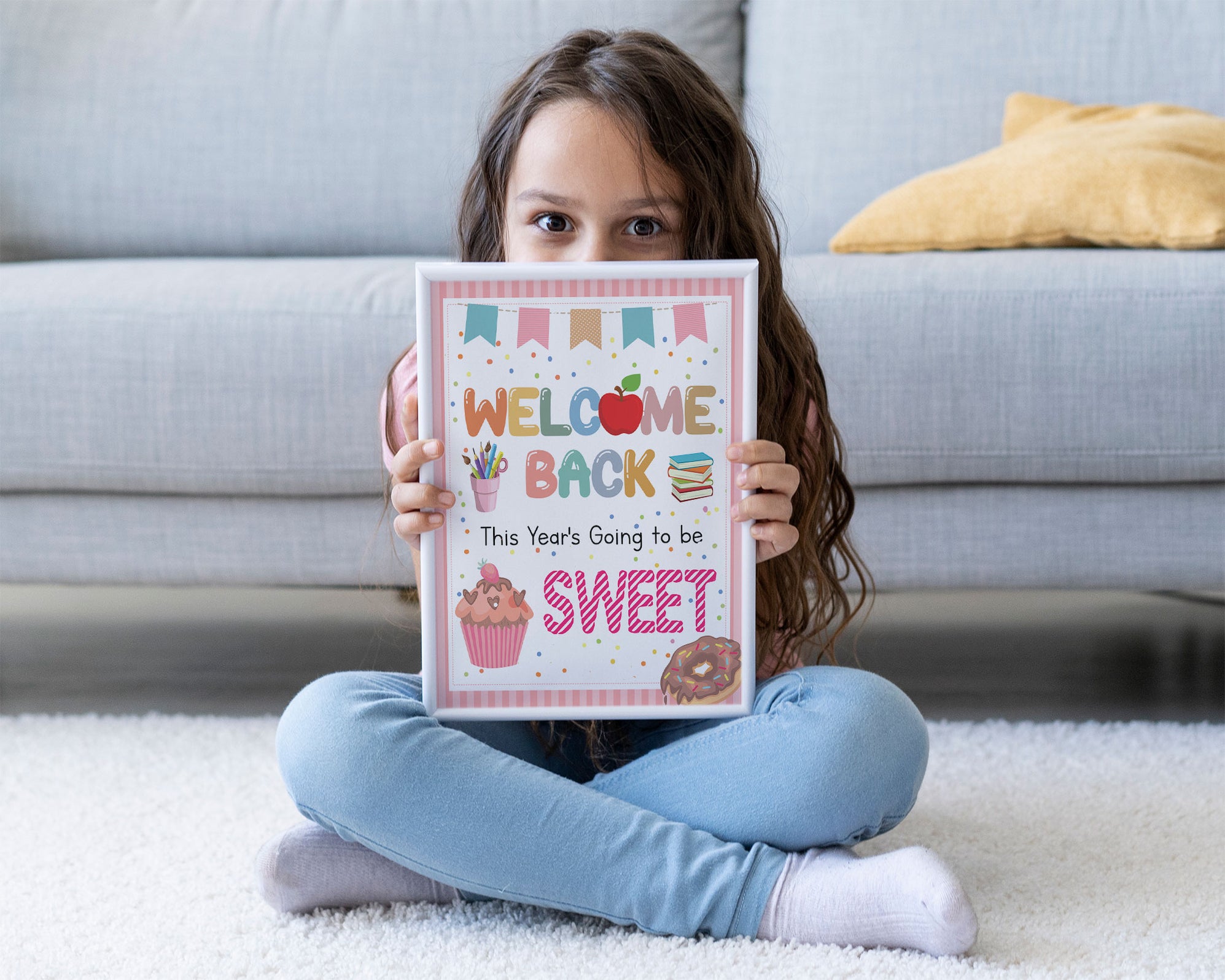 Printable Boho Welcome Back to School Sign PDF, This Year's Going to b ...