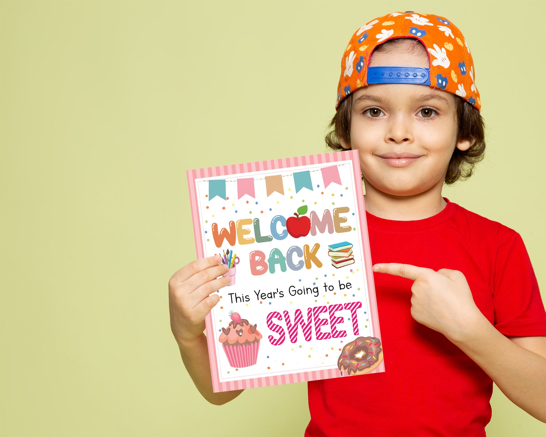 Printable Boho Welcome Back to School Sign PDF, This Year's Going to b ...