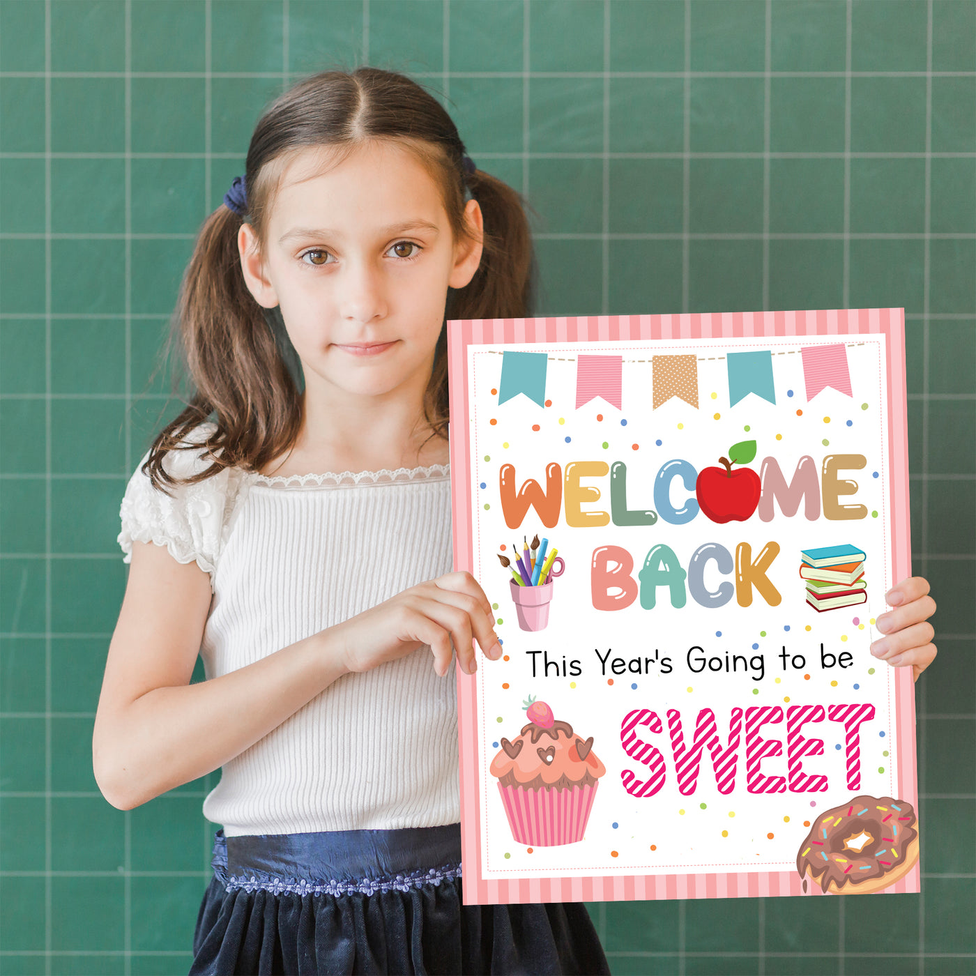 Printable Boho Welcome Back to School Sign PDF, This Year's Going to b ...