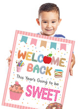 Printable Boho Welcome Back to School Sign PDF, This Year's Going to b ...
