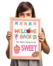 Printable Boho Welcome Back to School Sign PDF, This Year's Going to b ...