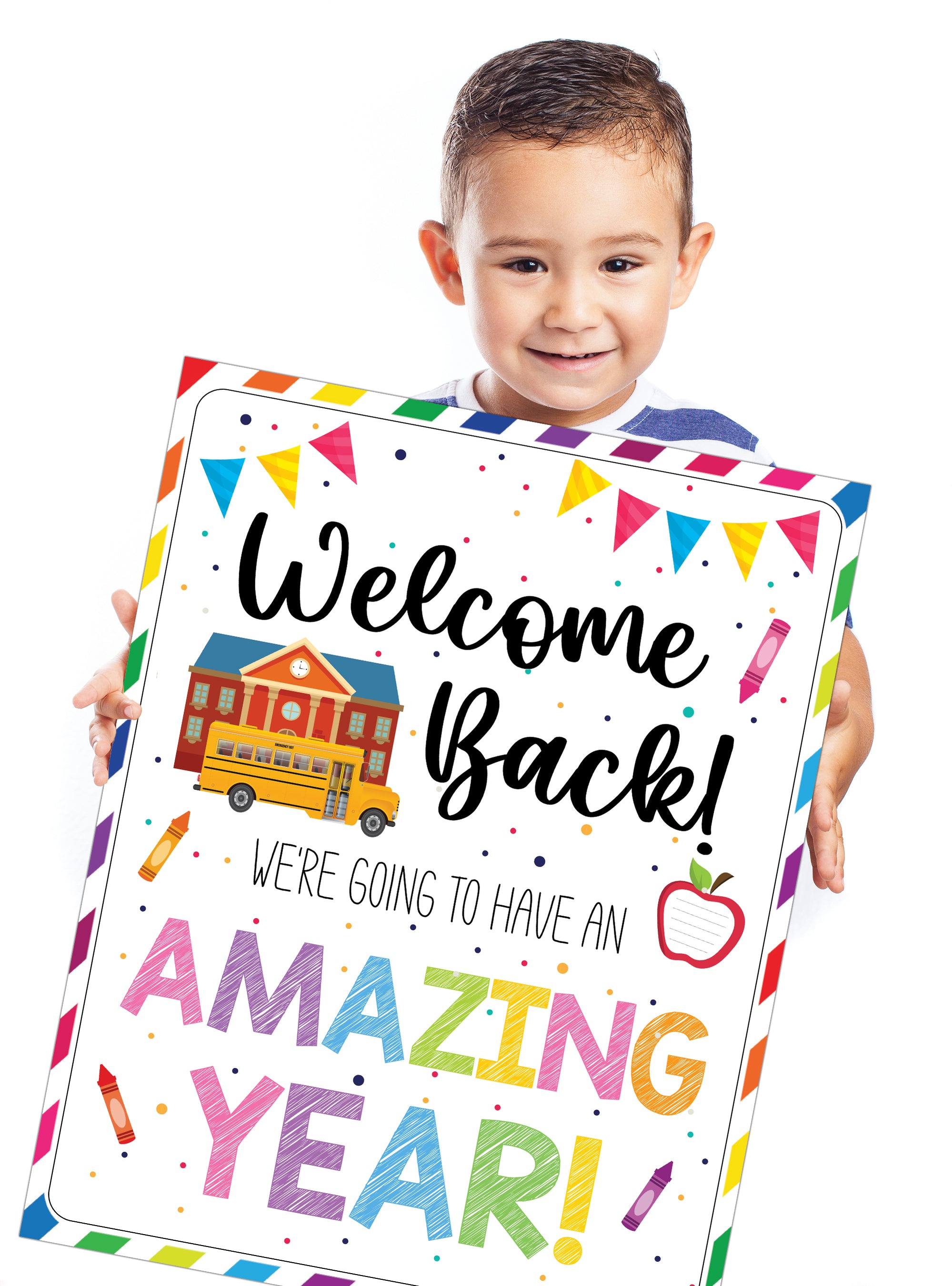 Printable PDF Back to School Welcome Sign, We're Going to Have an Amaz ...