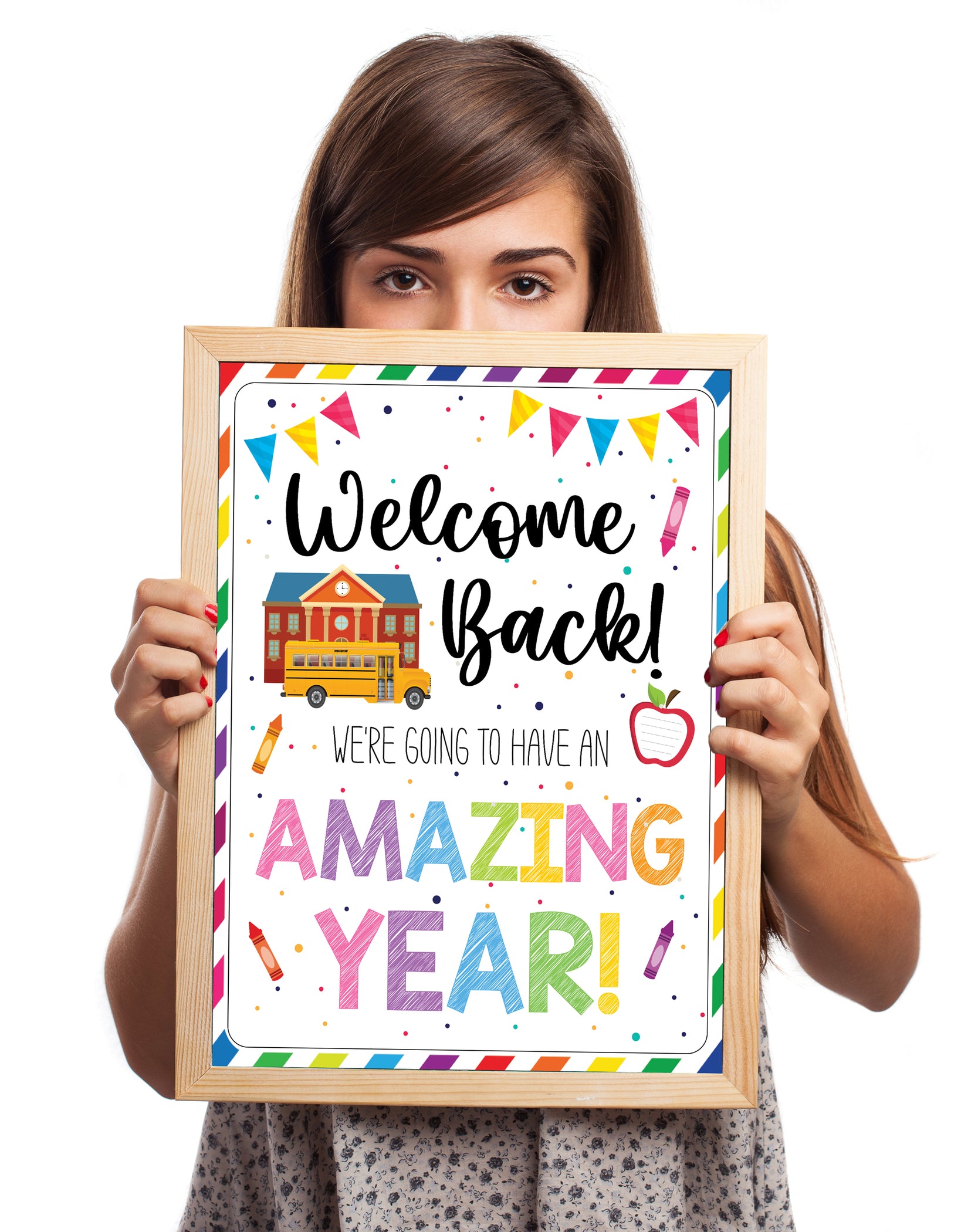 Printable PDF Back to School Welcome Sign, We're Going to Have an Amaz ...