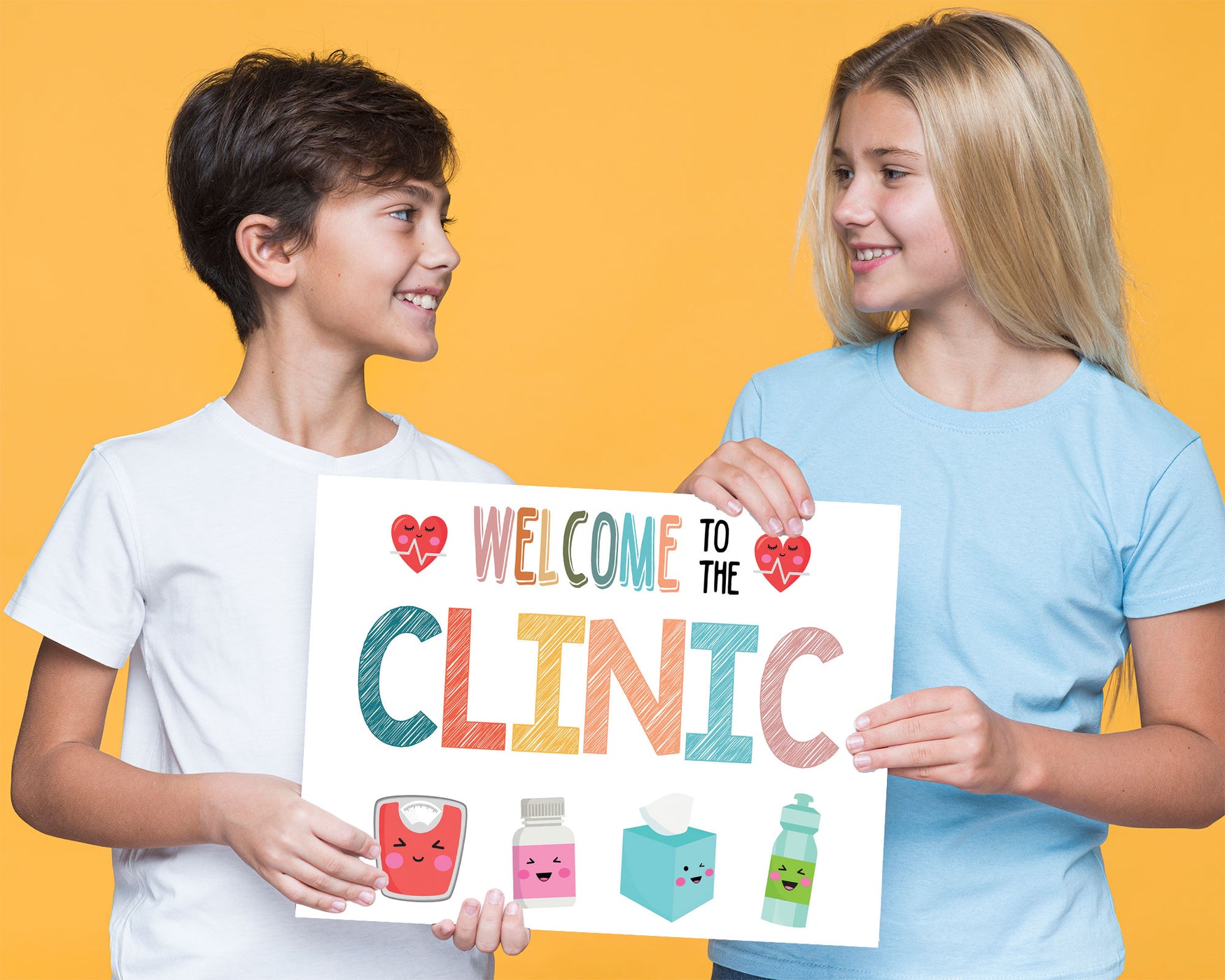 PDF School Clinic Poster Decorations, Printable Welcome To The Clinic ...