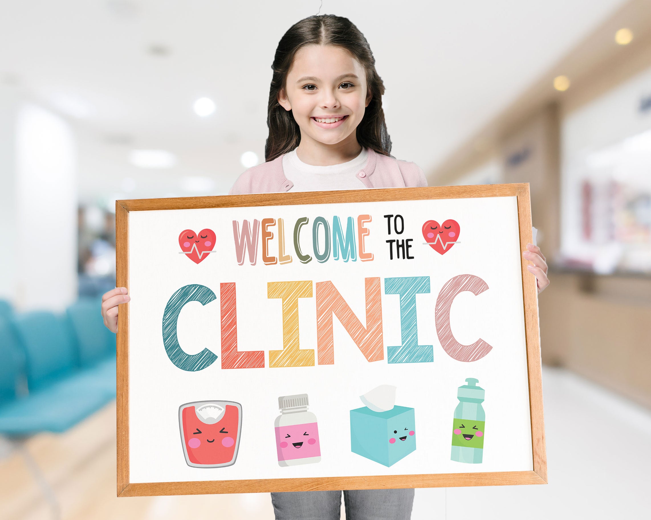 PDF School Clinic Poster Decorations, Printable Welcome To The Clinic ...