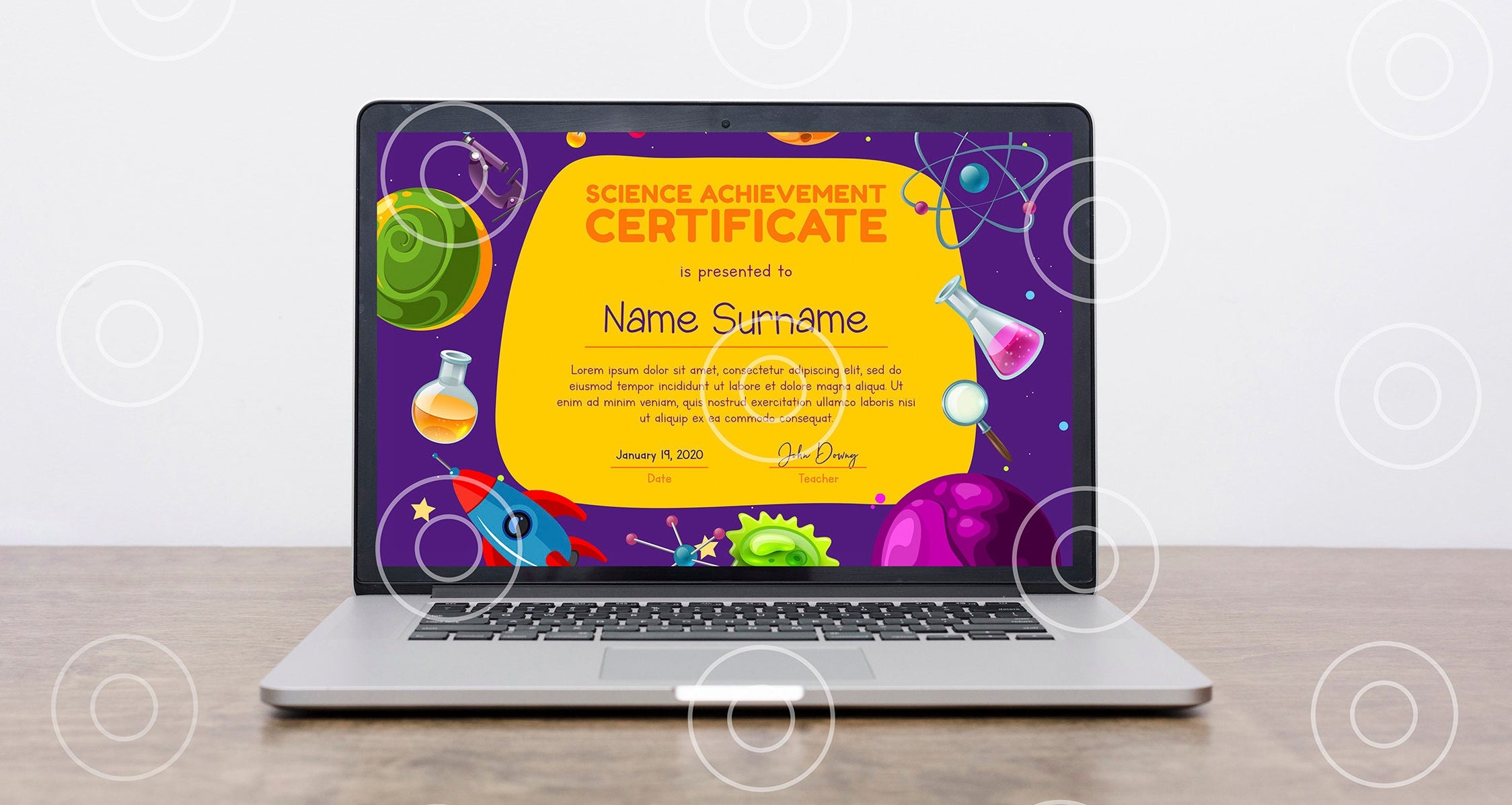 Editable School Science Certificate Template |Science Fair Certificate ...